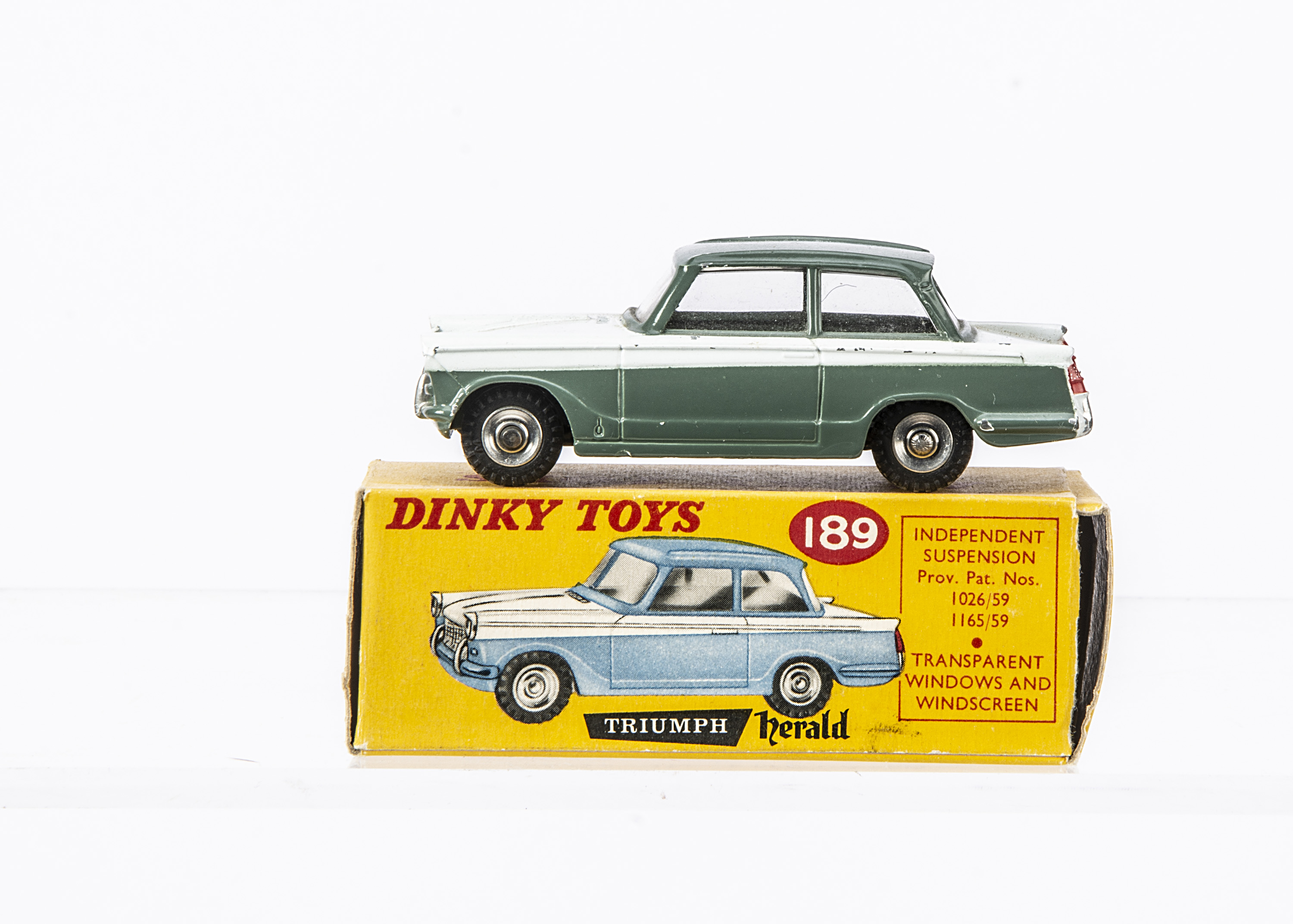 Lot 1 - A Rare Dinky Toys 189 Triumph Herald
