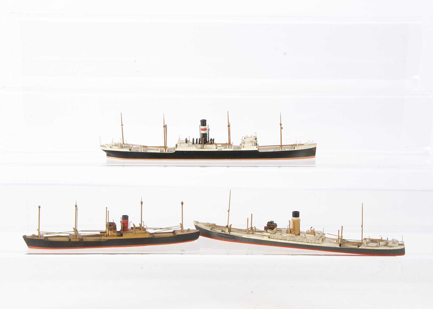 Lot 794 - Modern 1:600 Waterline Ship Models,