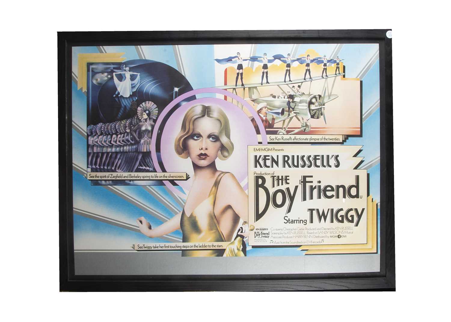 Lot 459 - The Boyfriend (1971) UK Quad poster,
