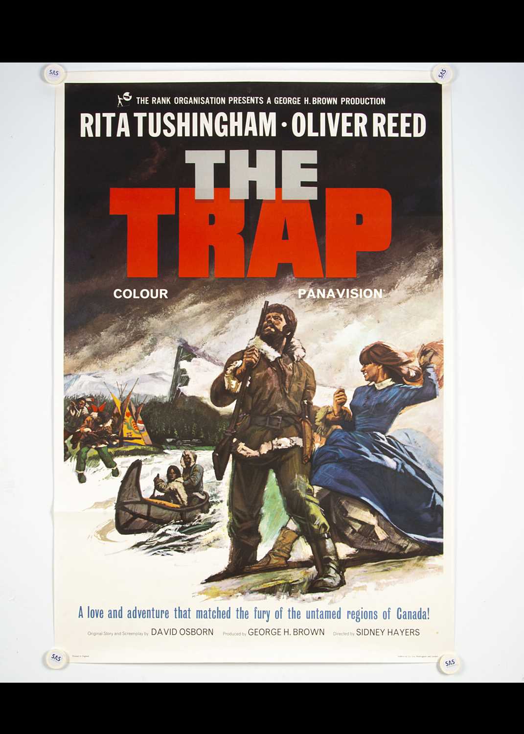 Lot 489 - The Trap (1966) One Sheet Posters,