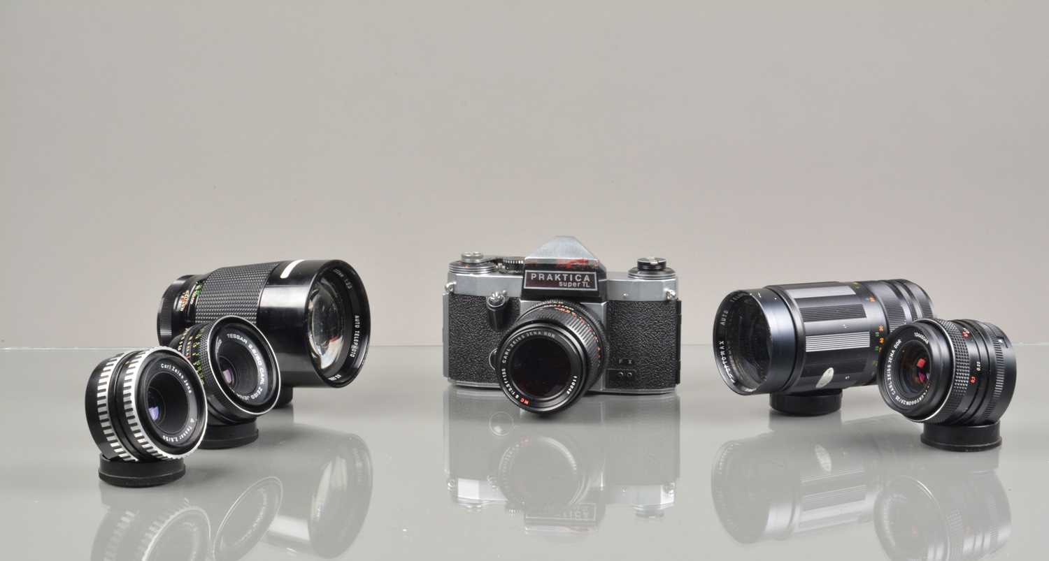 Lot 255 - A Group of M42 Mount Lenses,