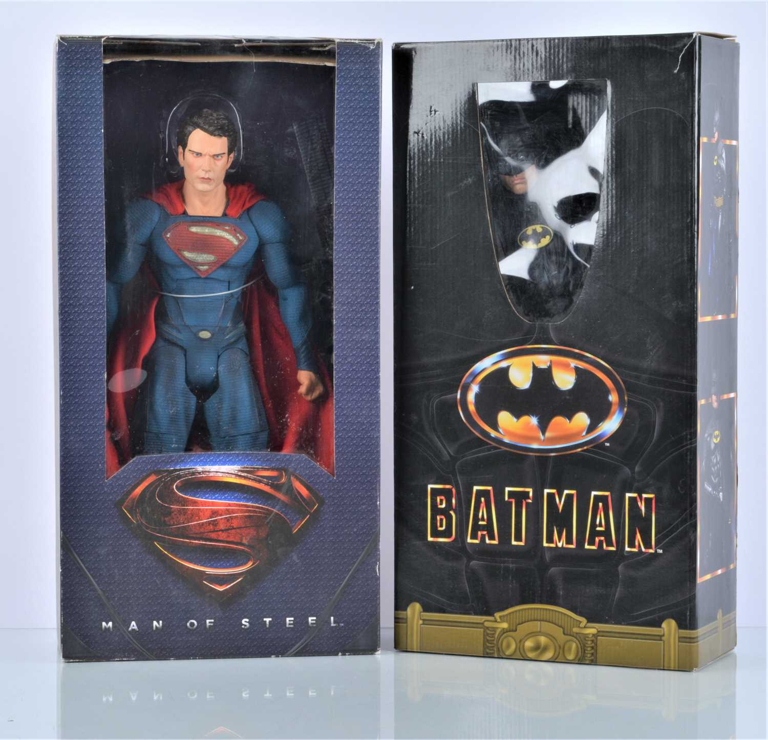 Lot 206 - NECA DC Comics 18" Action Figures,