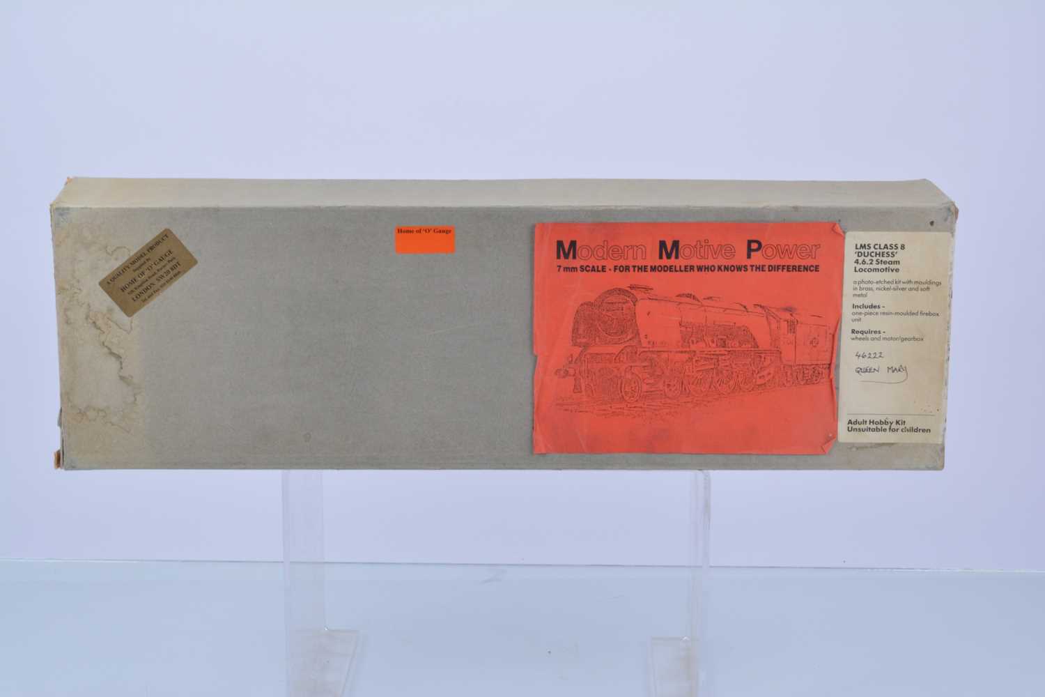 Lot 138 - A Part-constructed Finescale 0 Gauge LMS/BR