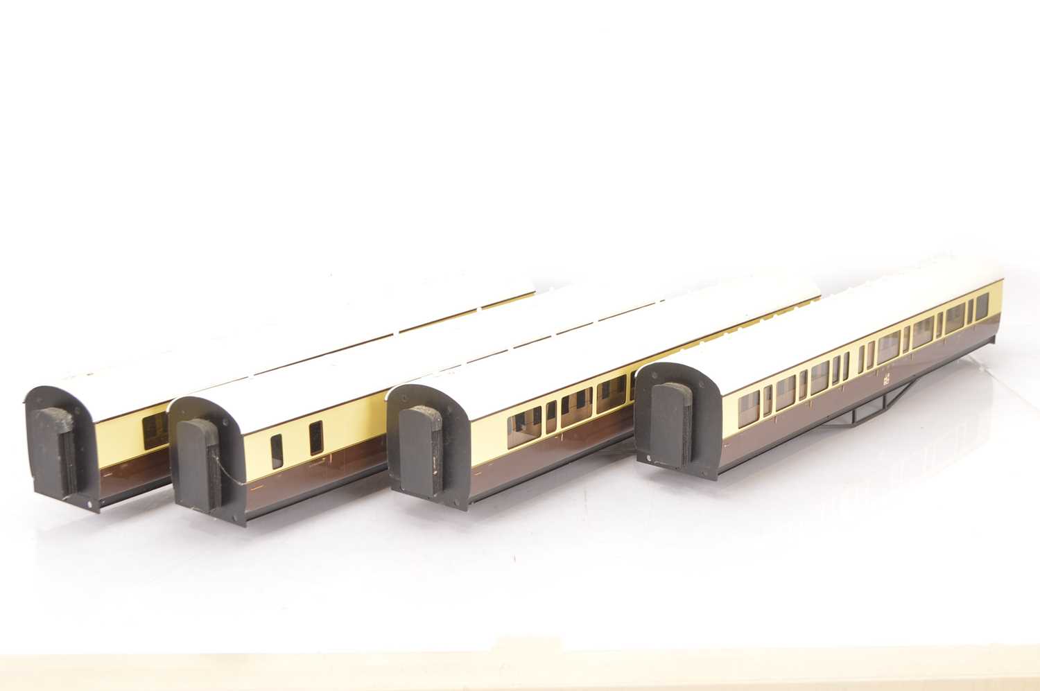 Lot 769 - Four kit-built Gauge 1 GWR Coach Bodies (4),
