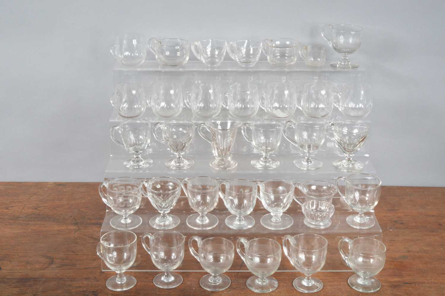 Lot 311 - A collection of 19th century and later glass