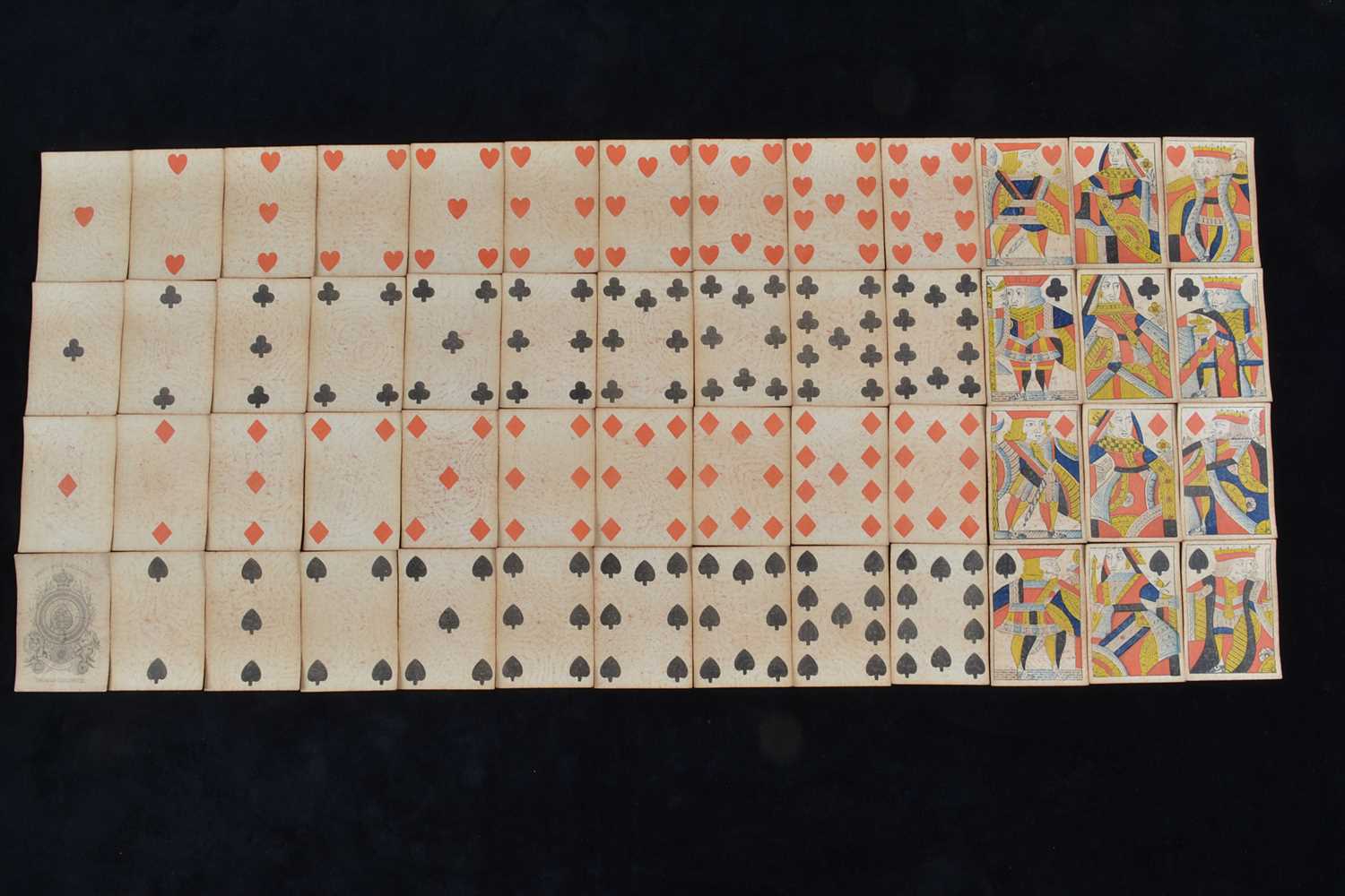 Lot 513 - A Thomas Creswick playing cards circa 1830,