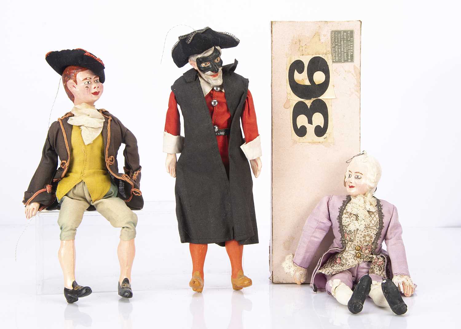 Lot 592 - Three 1930s Venetian Commedia dell’arte