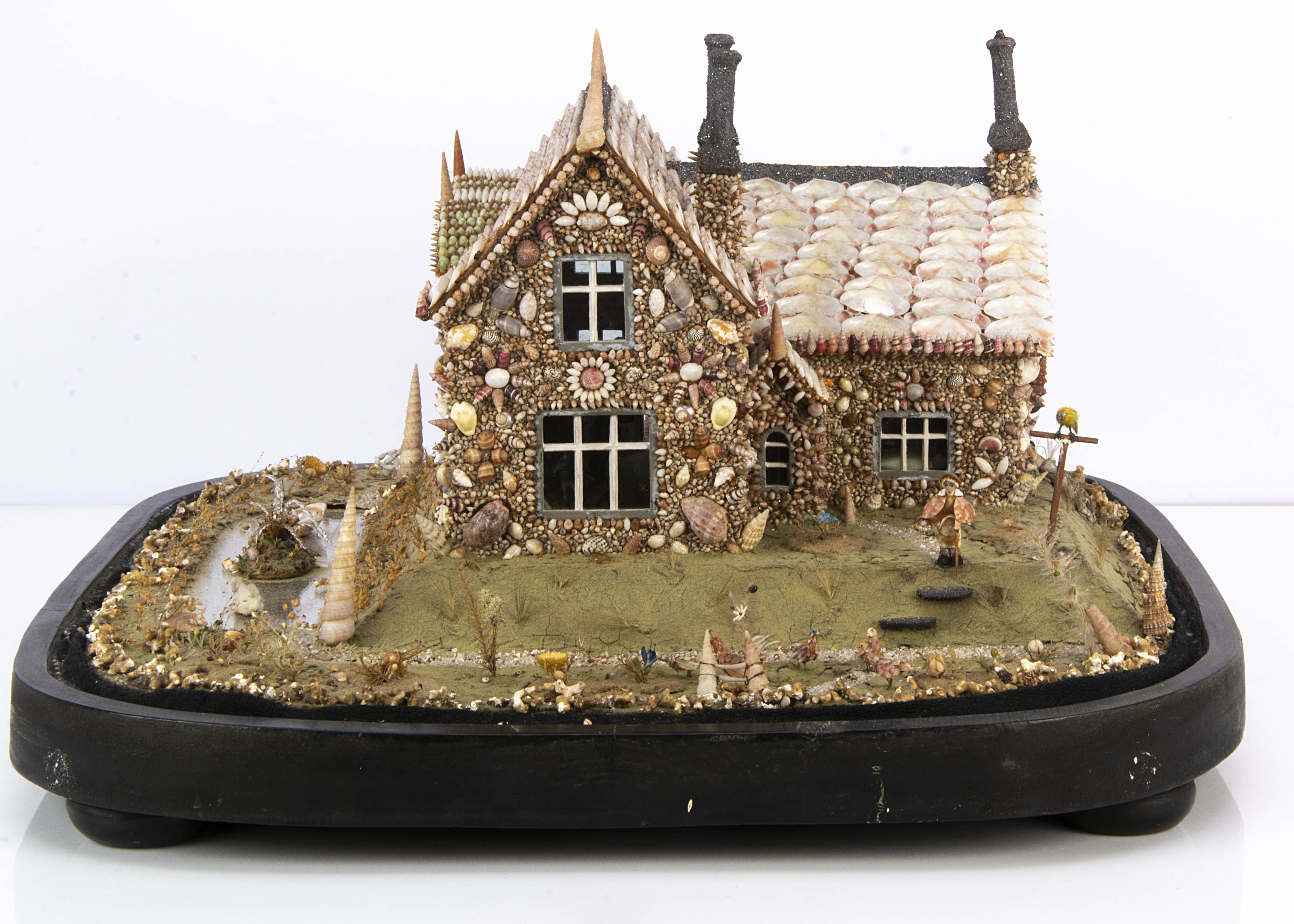 Lot 759 - A fine mid-19th century shell cottage