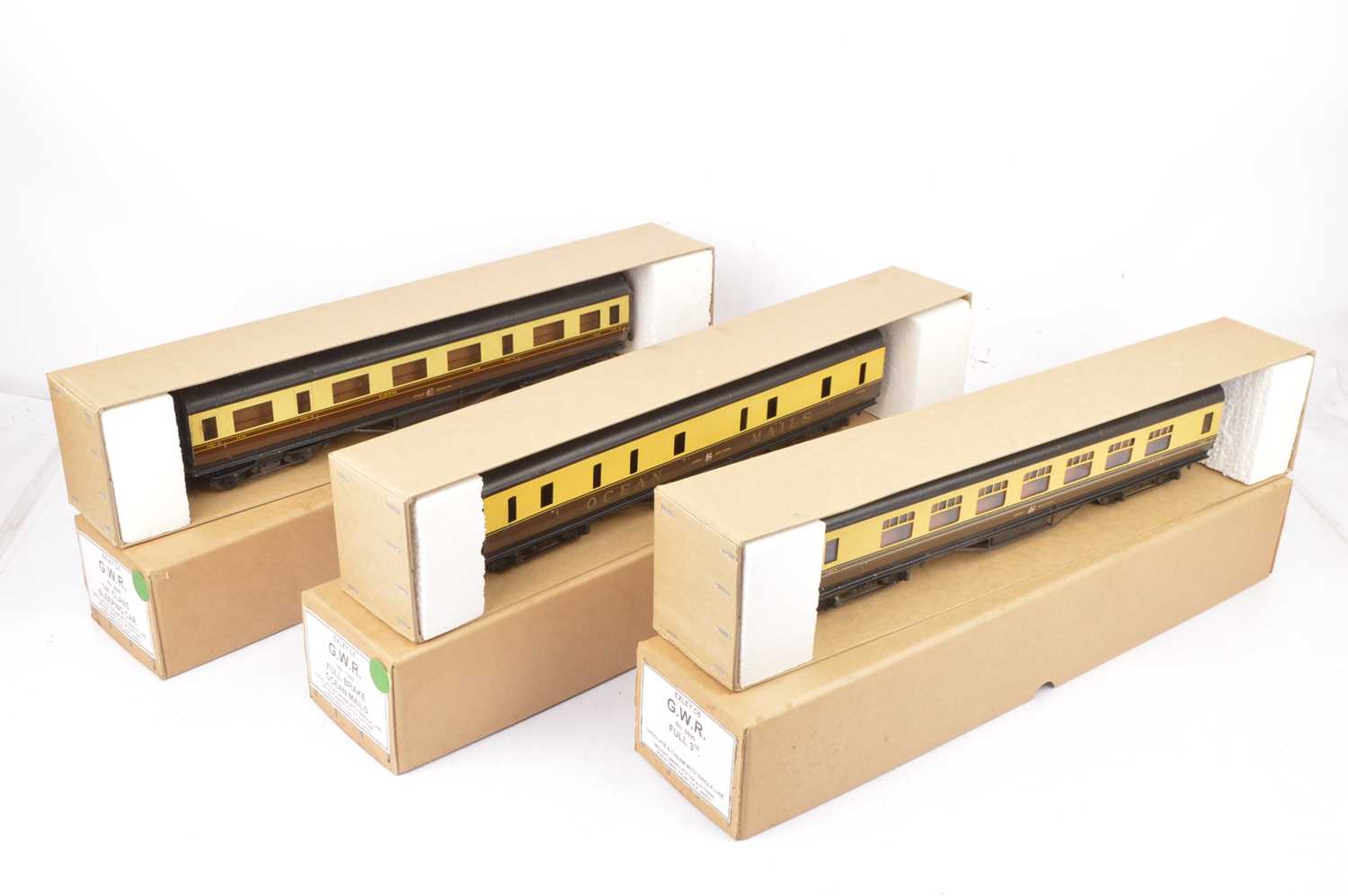 Lot 364 - Three restored Exley 0 Gauge GWR Express