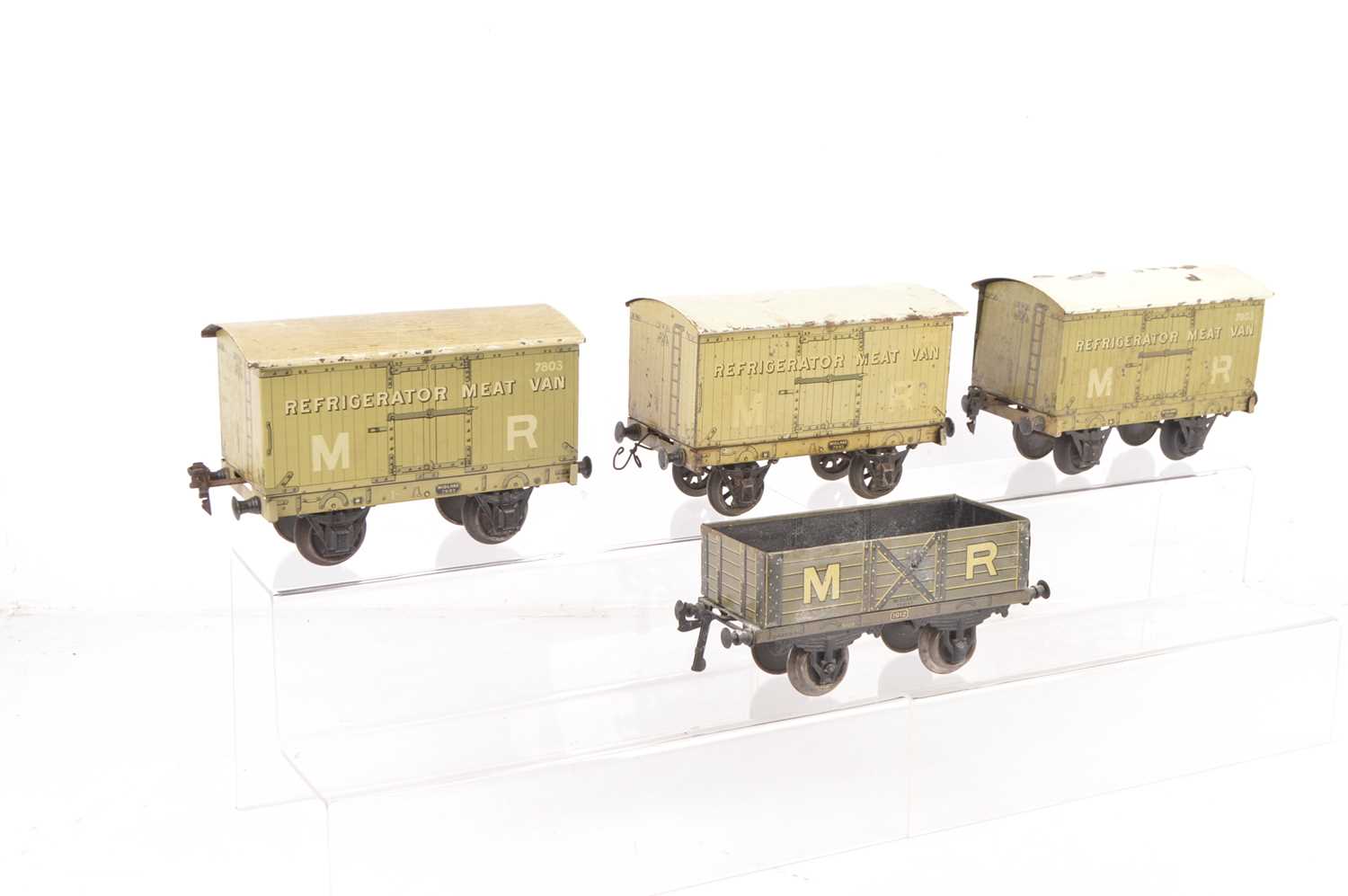 Lot 641 - Four early Gauge 1 MR Freight Wagons by