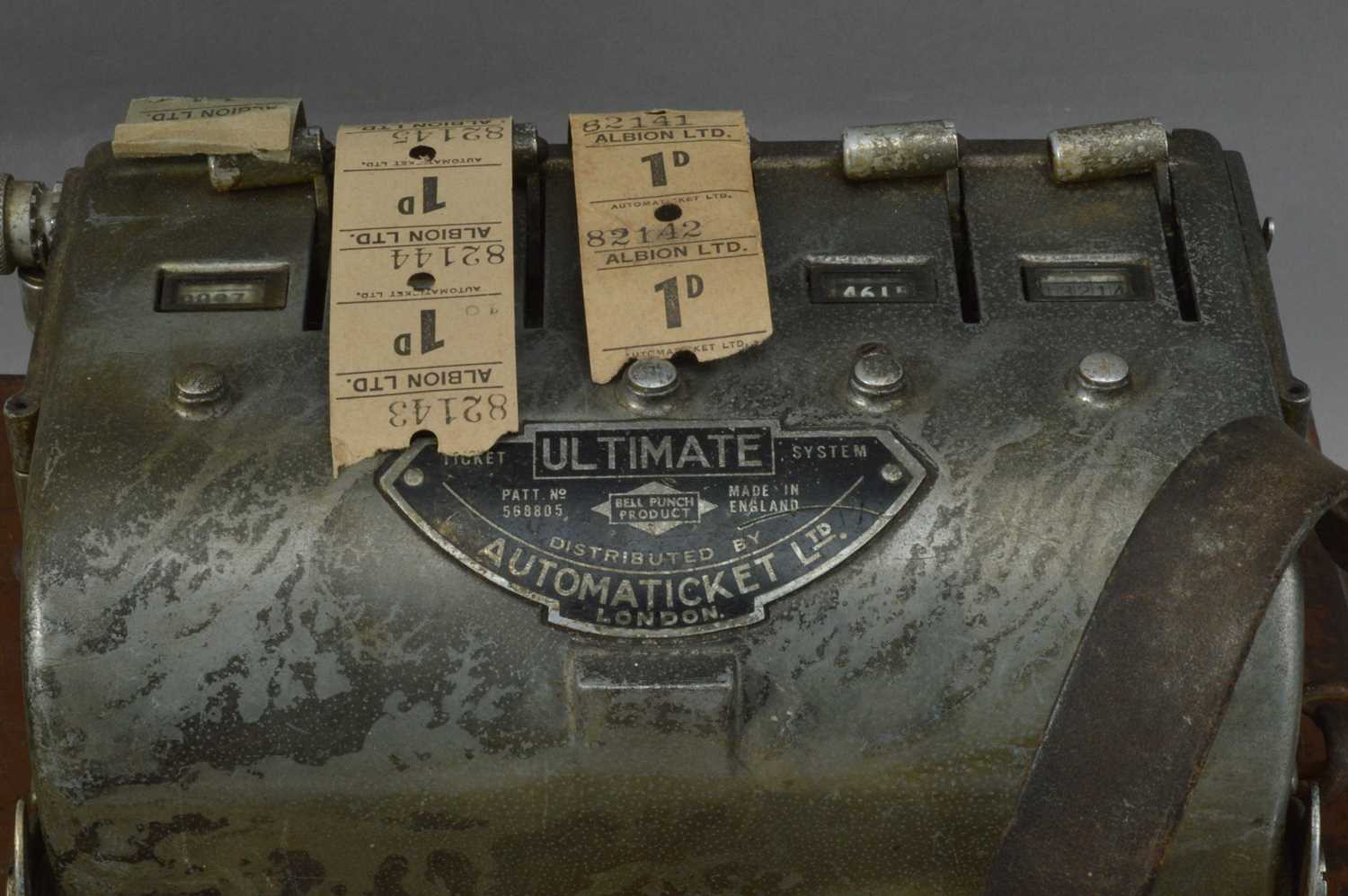 Lot 112 - Three 20th century bus ticket machines,