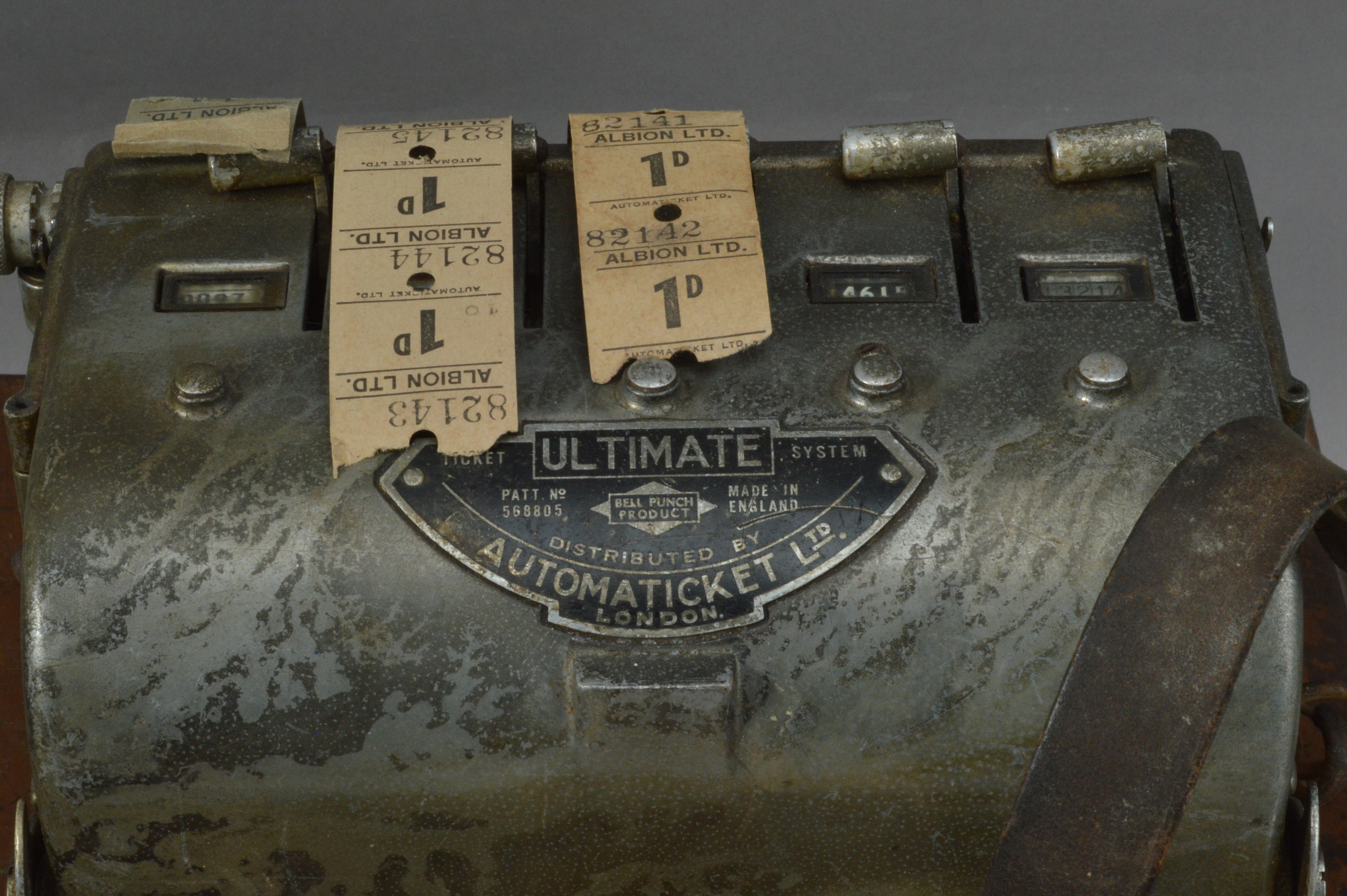 Lot 112 - Three 20th century bus ticket machines,