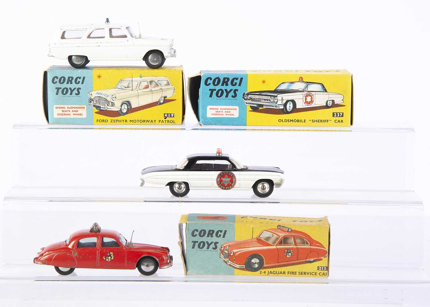Lot 255 - Corgi Toys Emergency Service Vehicles,