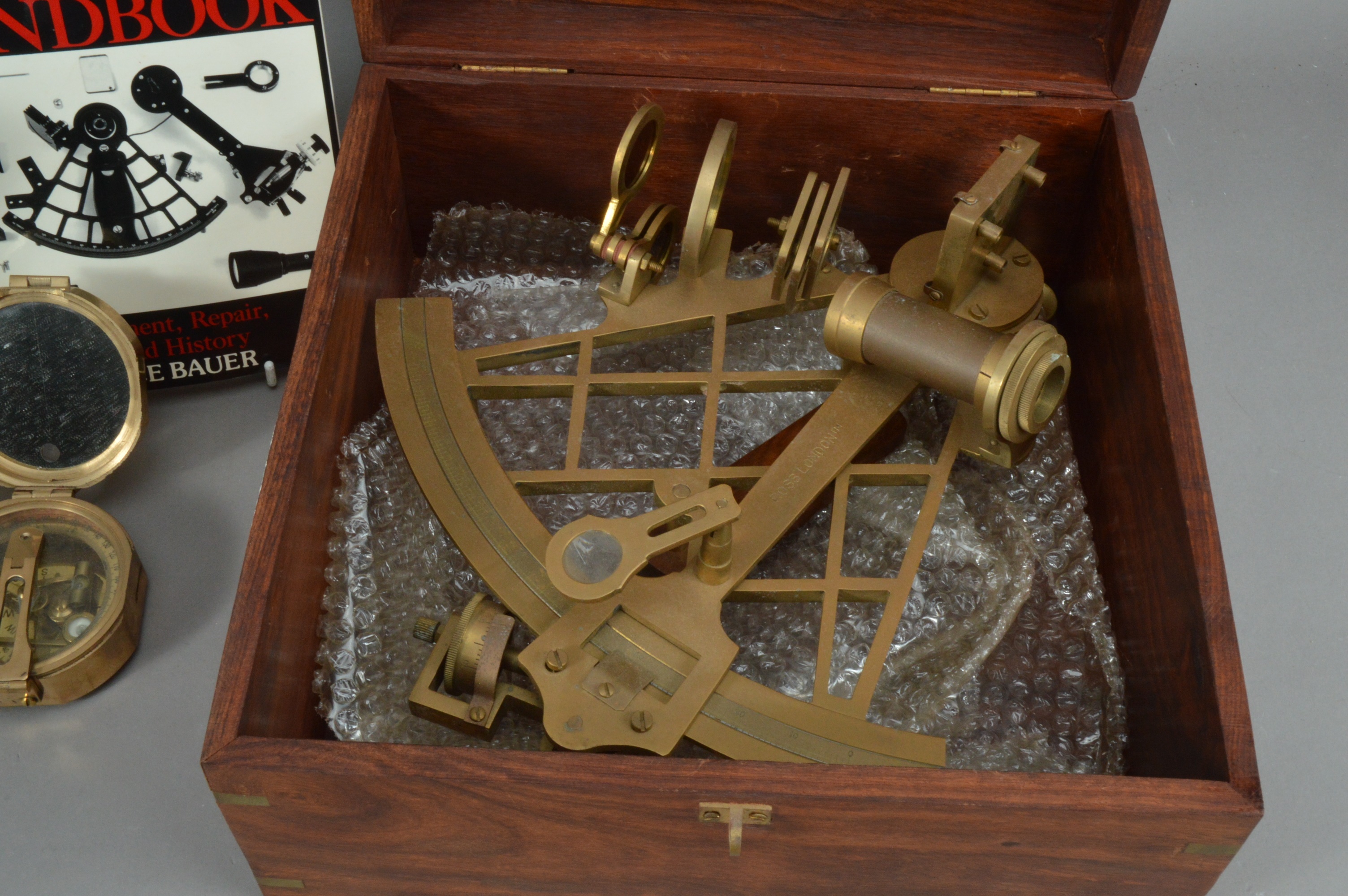 Lot 181 - A sexton and compass,