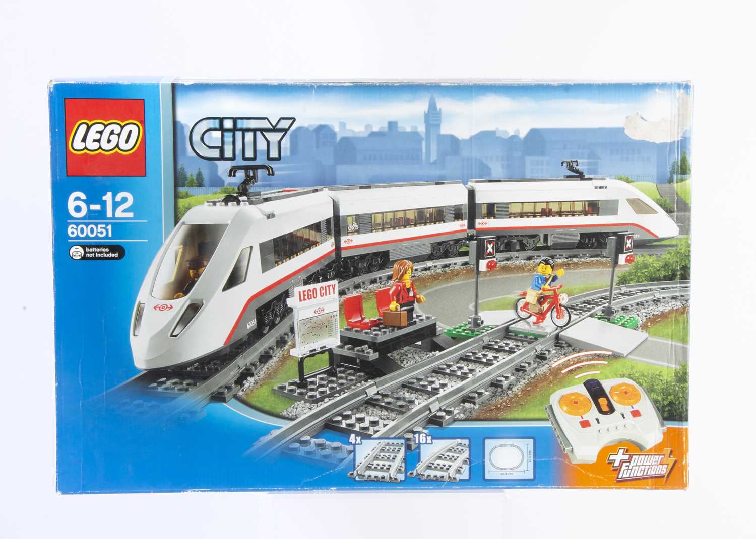 Lot 591 - Lego City 60051 High-Speed Passenger Train,
