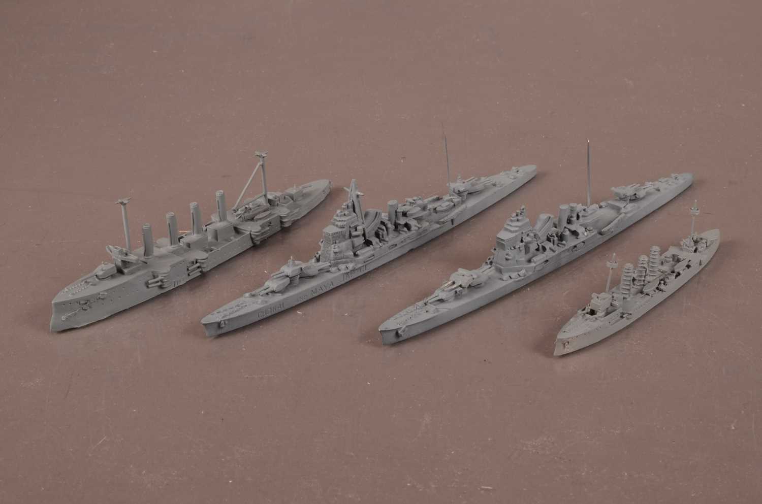 Lot 820 - Waterline Models 1:1200 scale,