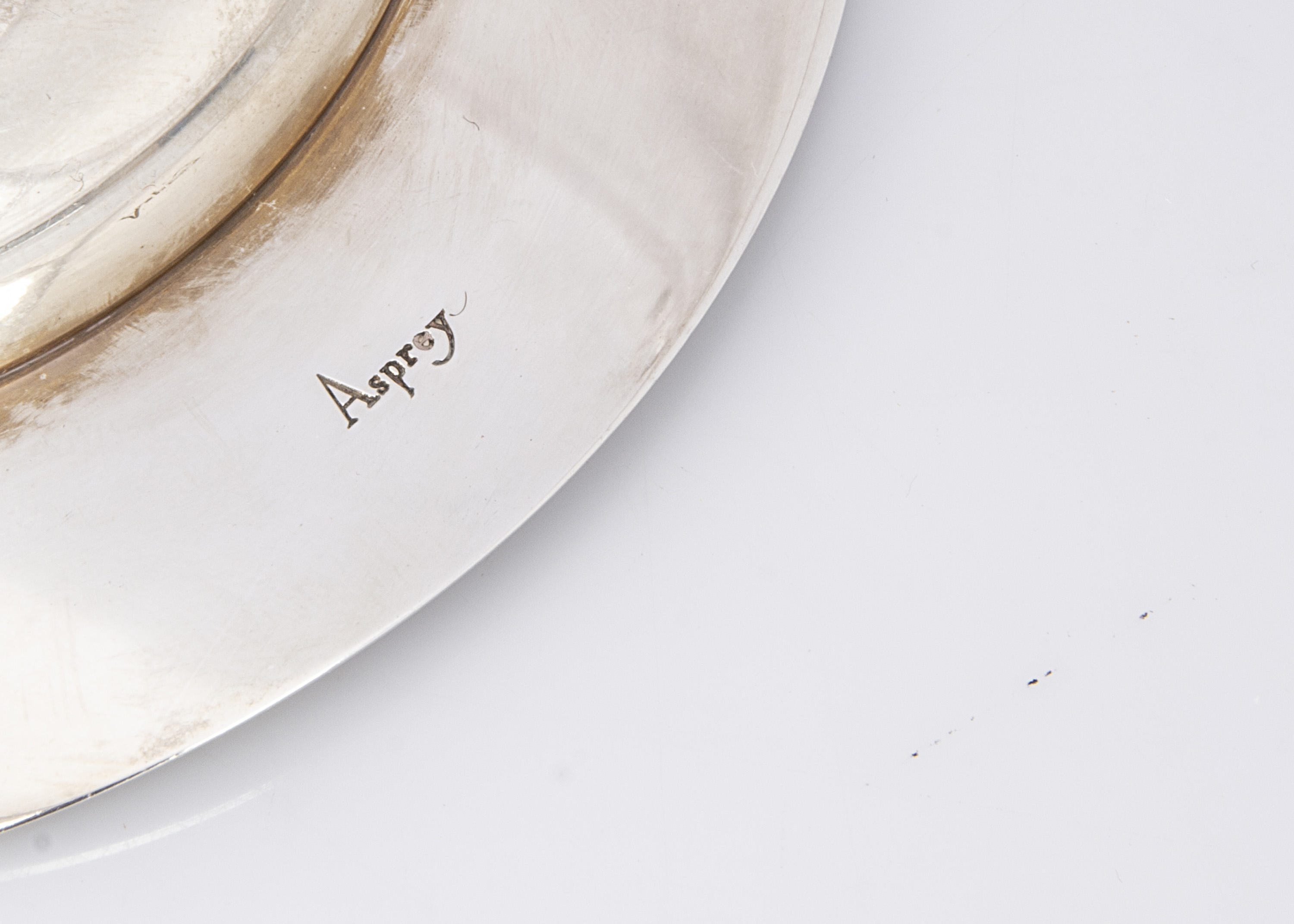 Lot 200 - A contemporary silver Armada dish by Asprey,