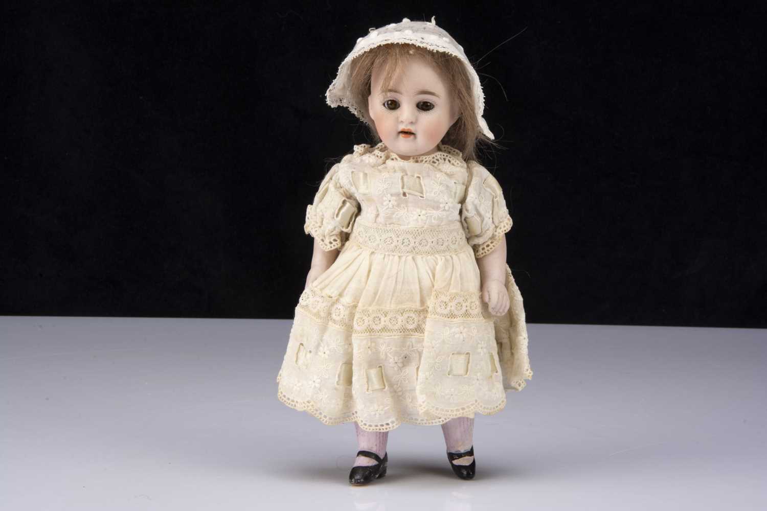 Lot 376 - A small Kestner all-bisque 150 child doll,