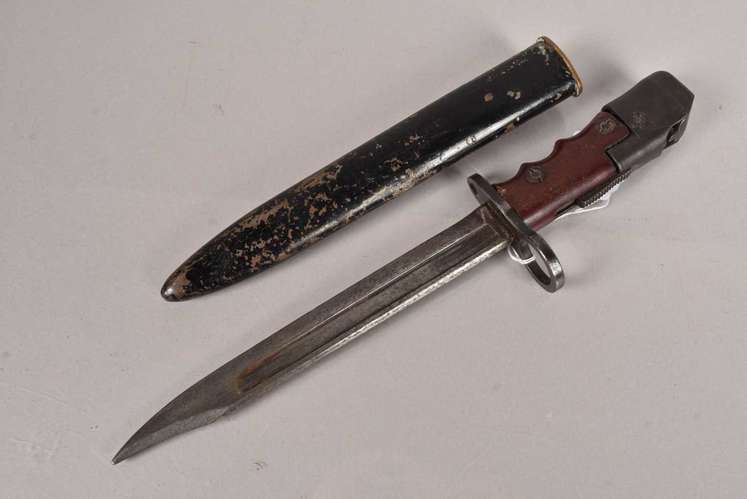 Lot 784 - A No.7 MkI Bayonet and scabbard,