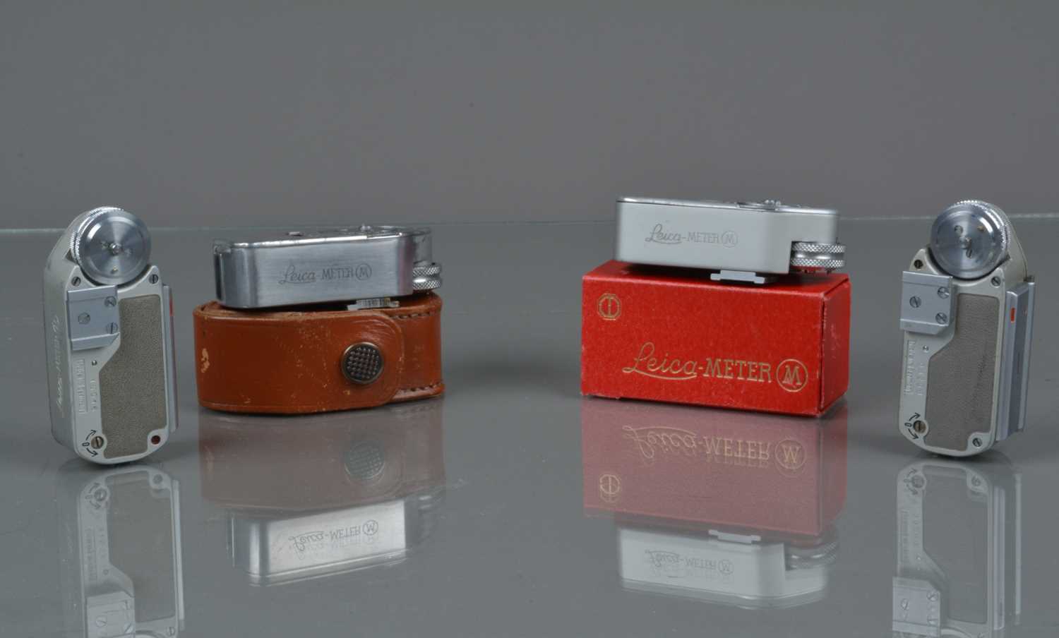 Lot 102 - Four Leica Meter M Light Meters,