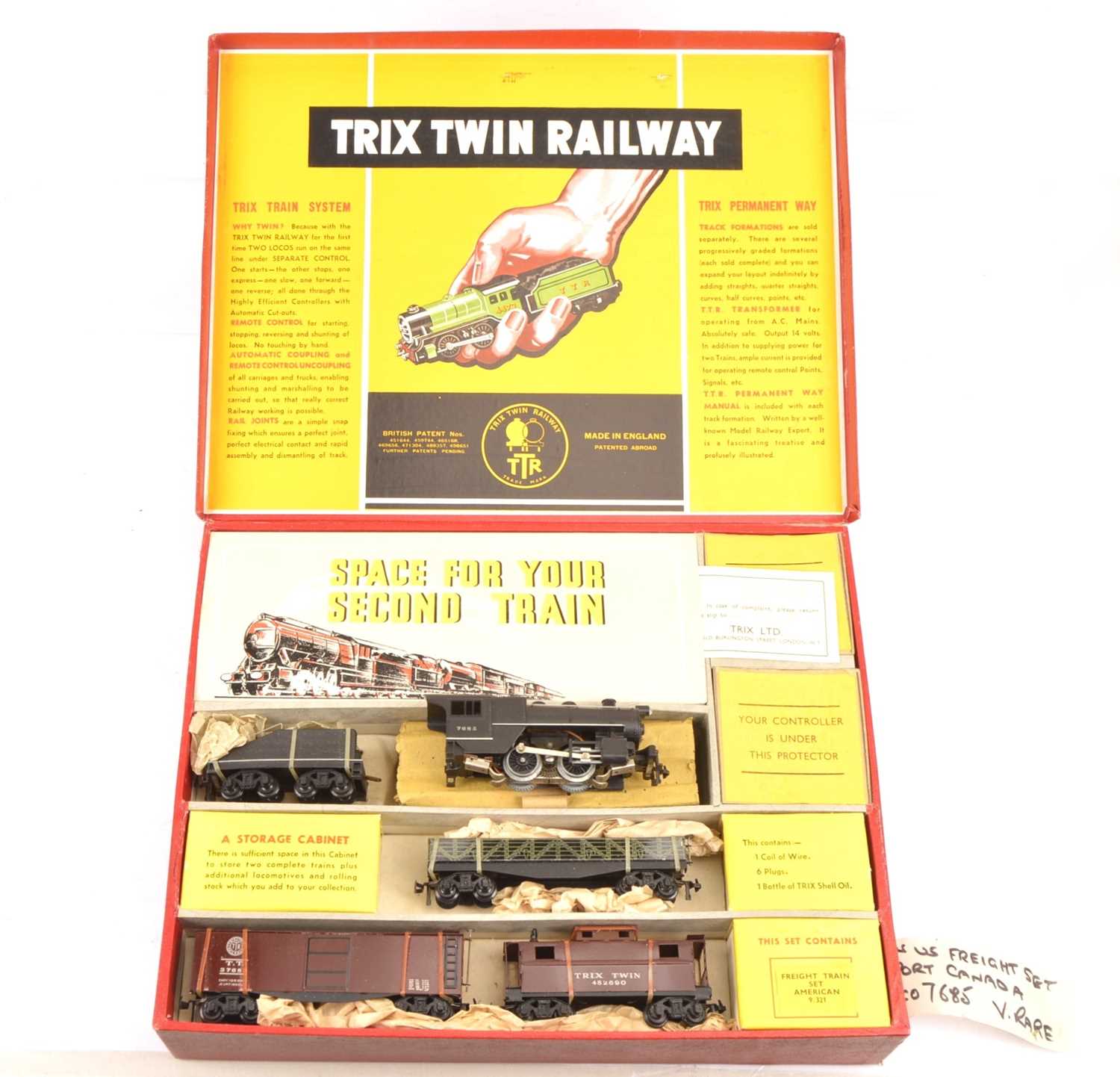 Lot 375 - A rare Trix (TTR) 00 Gauge 3-rail 14v AC
