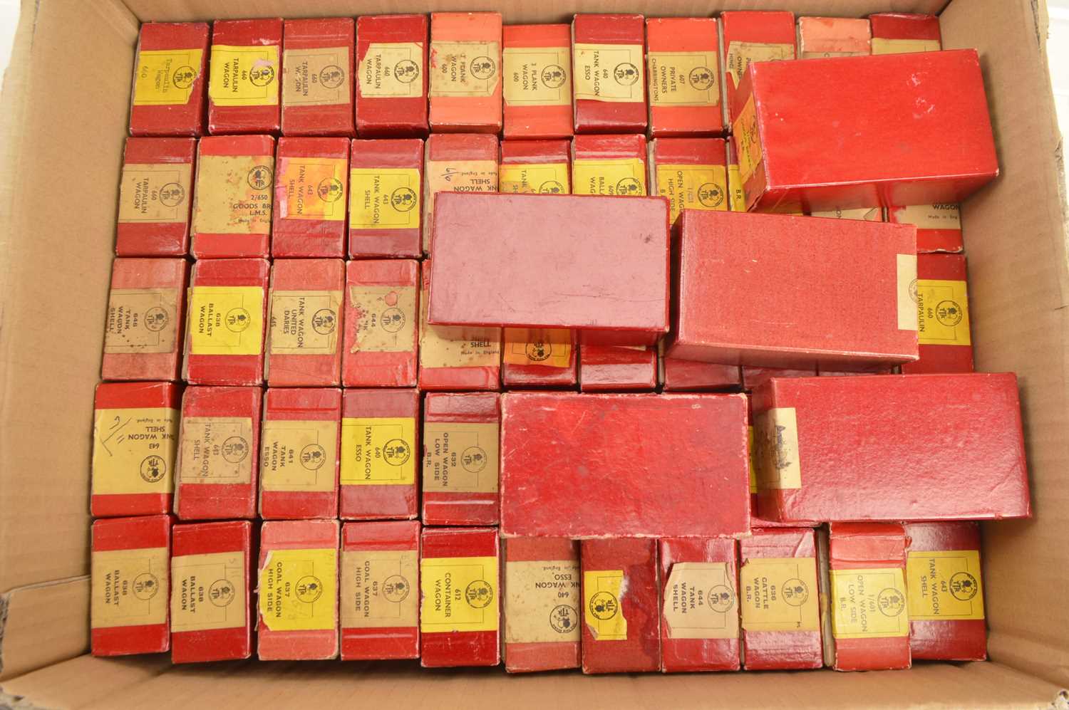 Lot 194 - Boxed Trix TTR 00 Gauge 4-wheel Freight