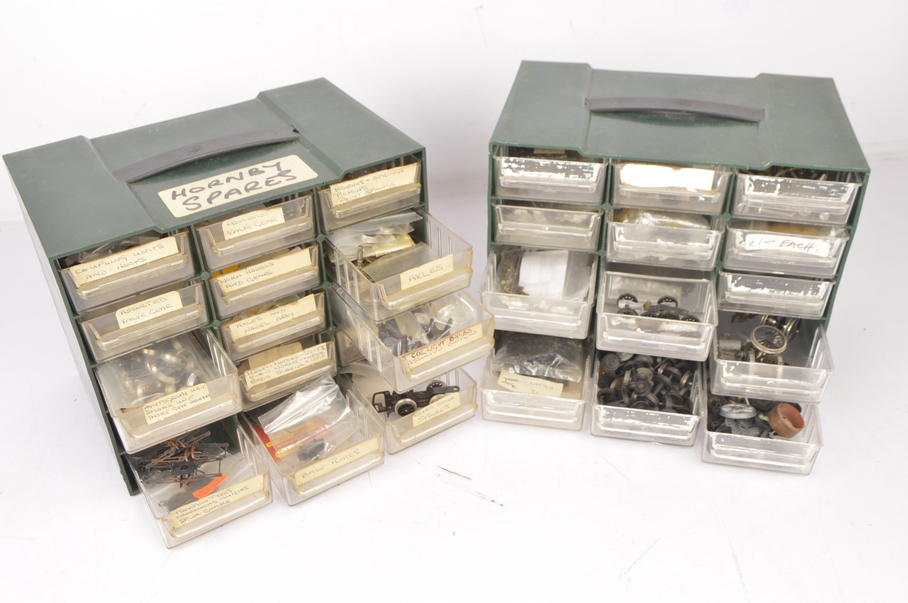 Lot 308 - Modellers spares engineering cases with