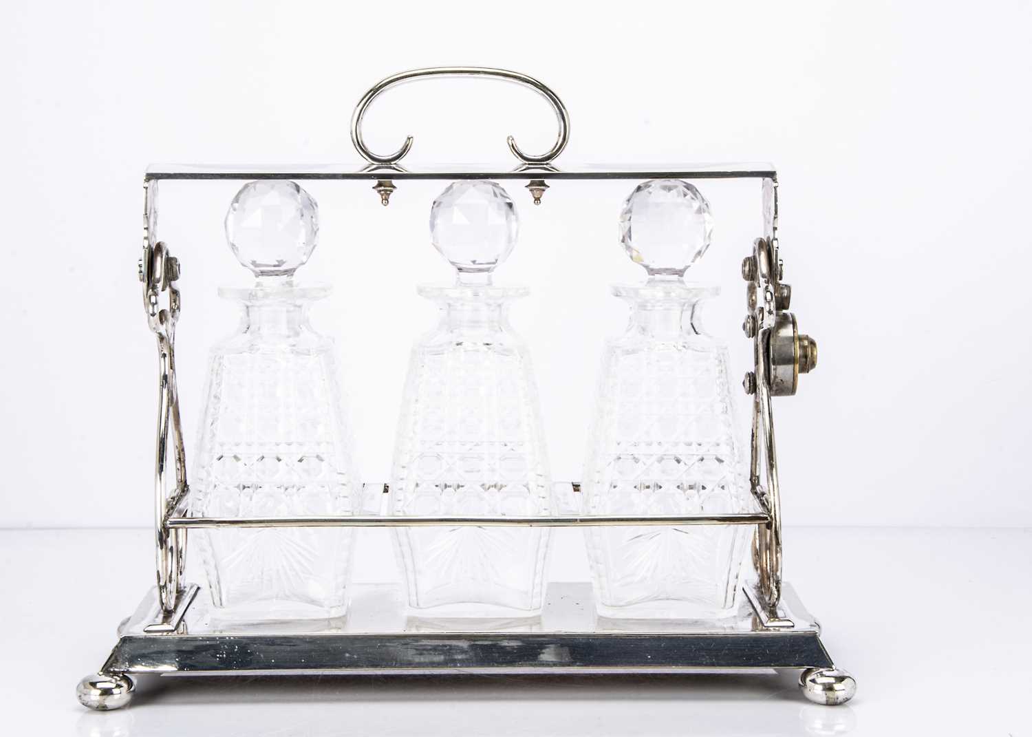 Lot 273 - An Edwardian period silver plated three