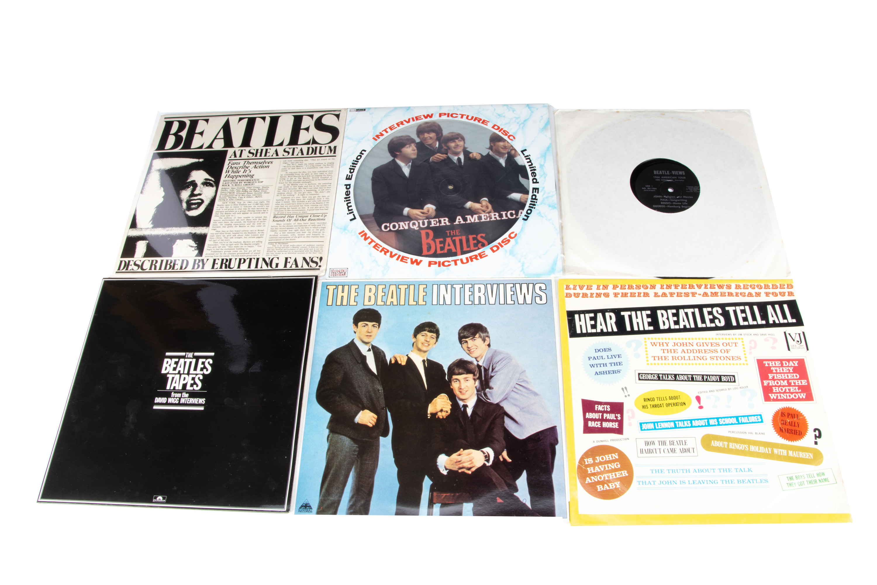 Lot 201 - Beatles LPs,