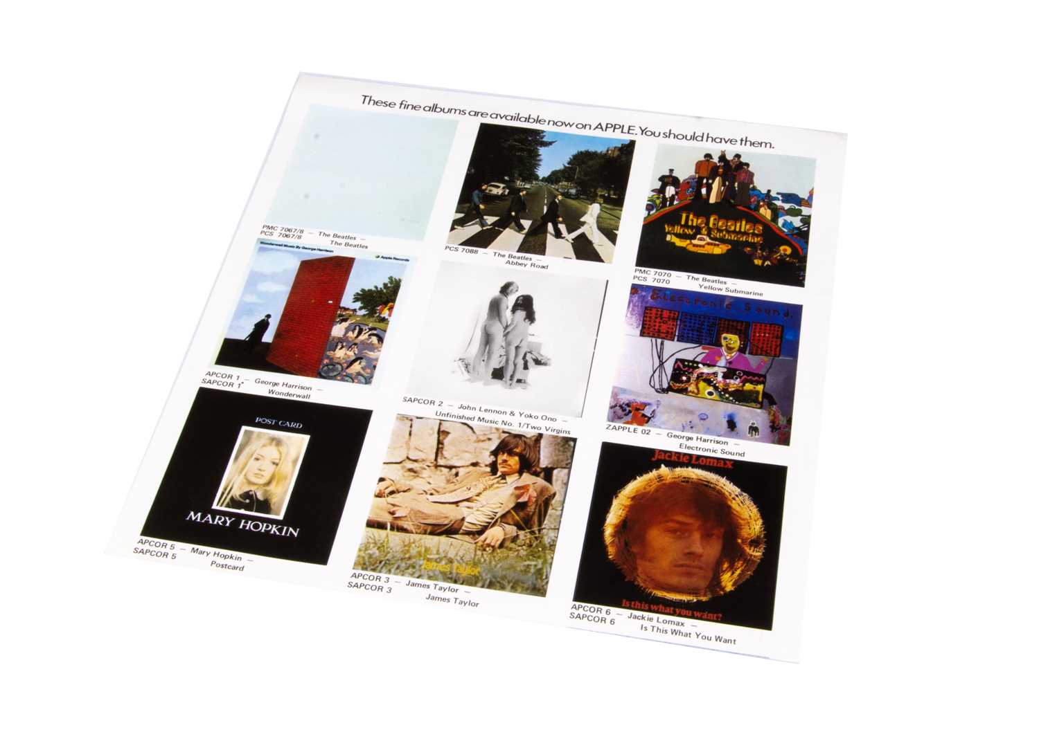 Lot 441 - Let It Be Box Set Poster,