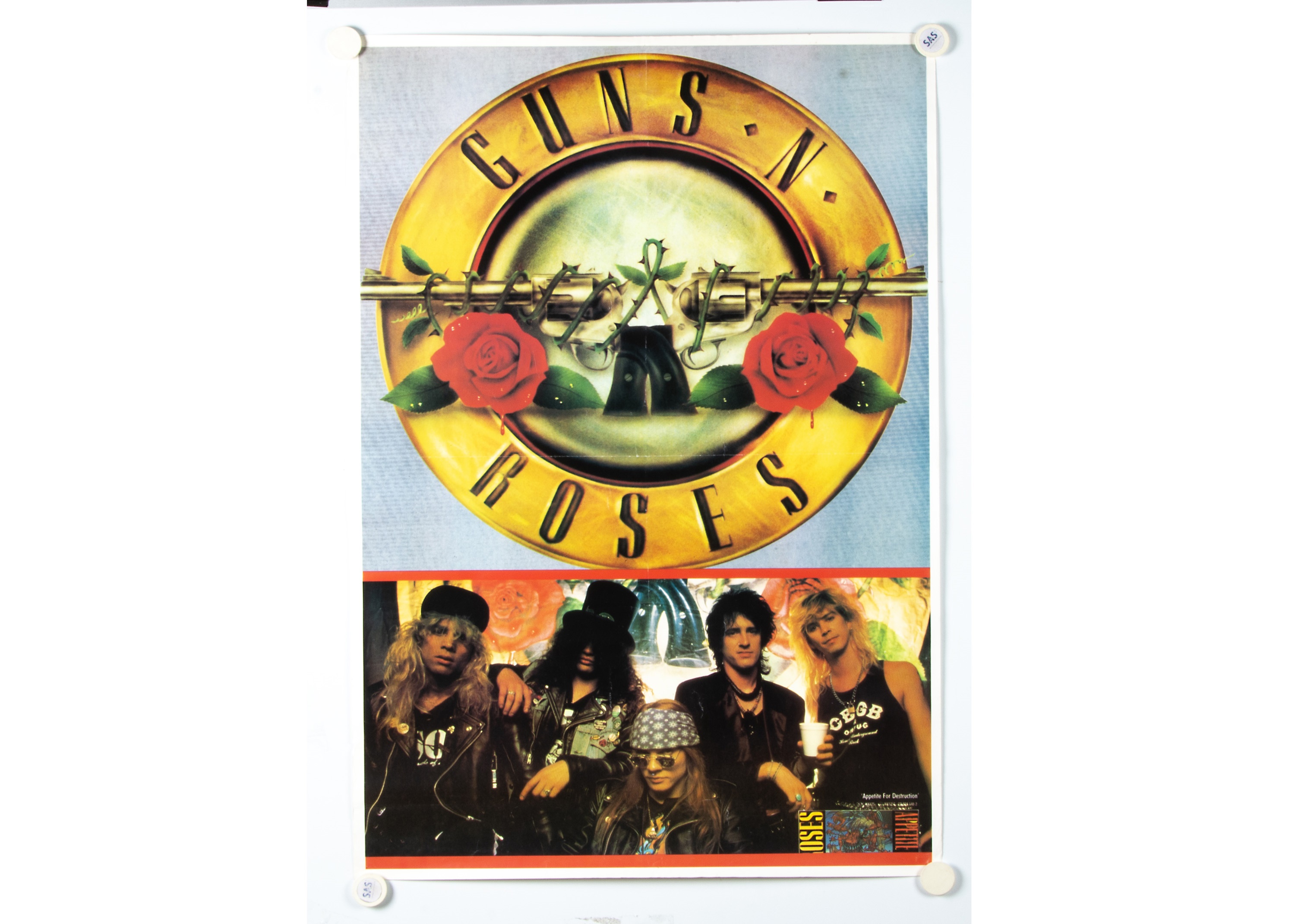 Lot 478 - Guns n Roses Poster,