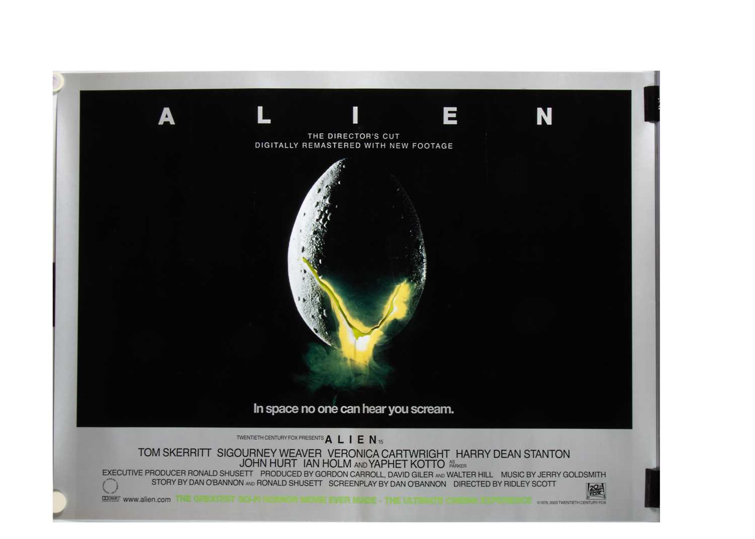 Lot 486 - Alien Quad Poster,