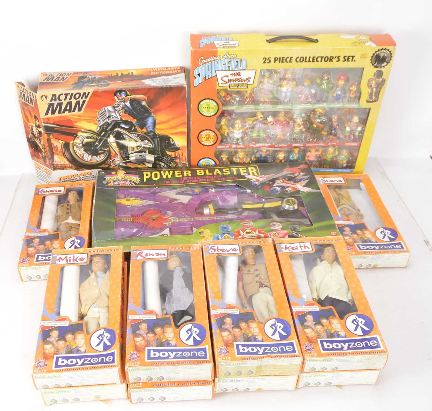 Lot 380 - 1990's Boyzone Figures Action Man and The