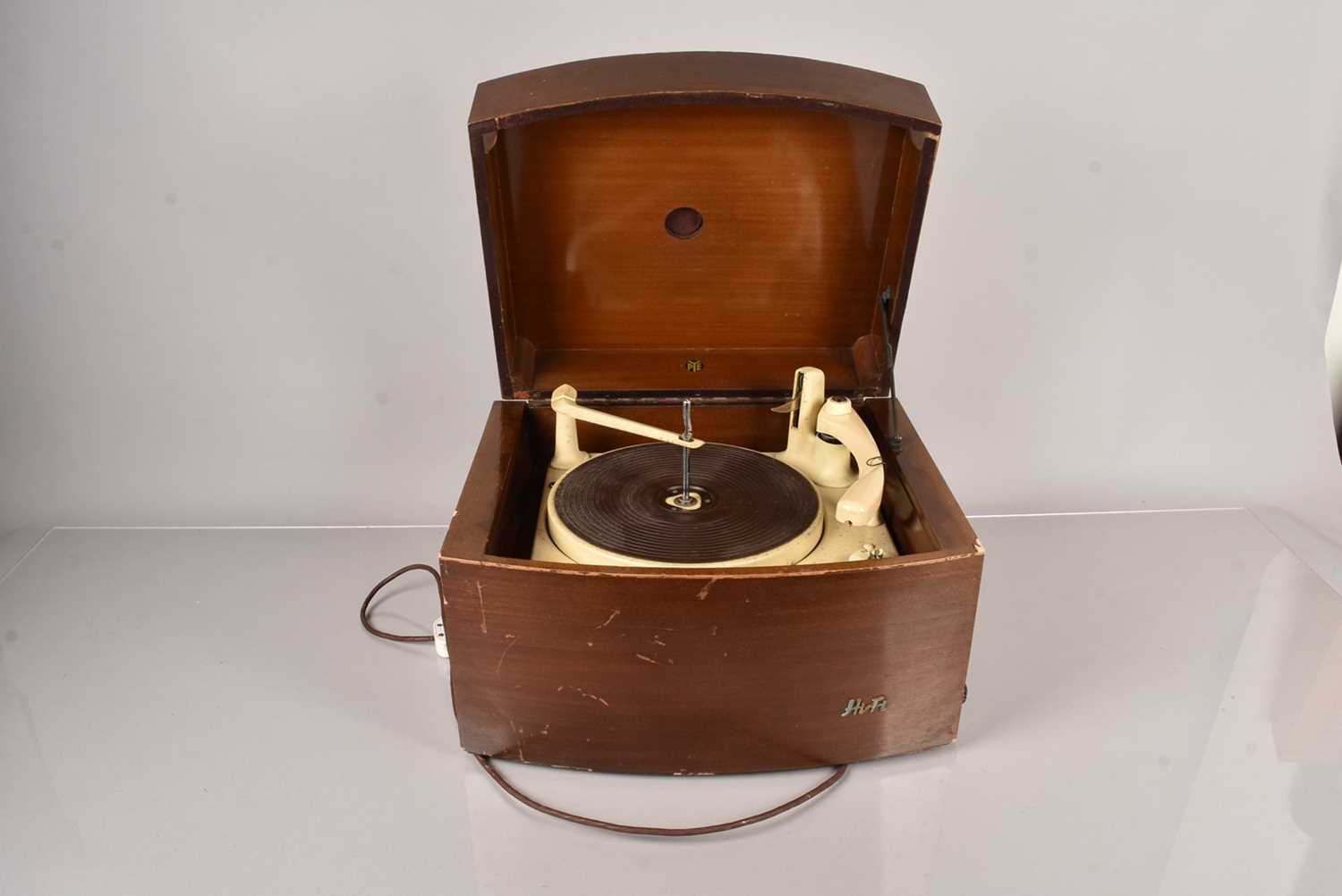 Lot 16 - A PYE Electric Record Player,