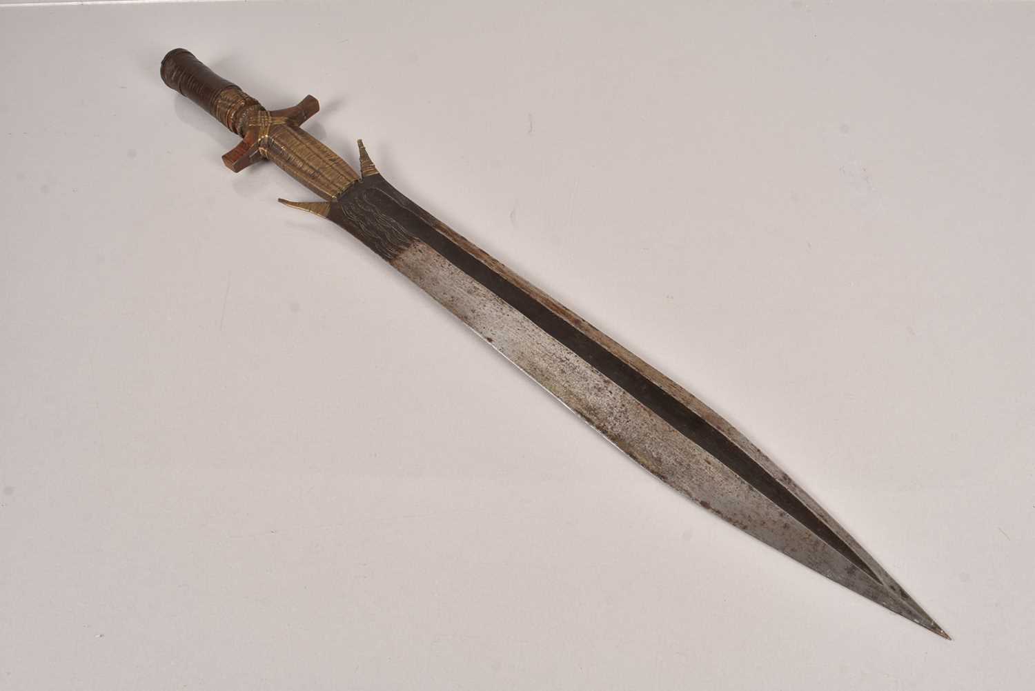 Lot 1024 - A West African Short Sword,
