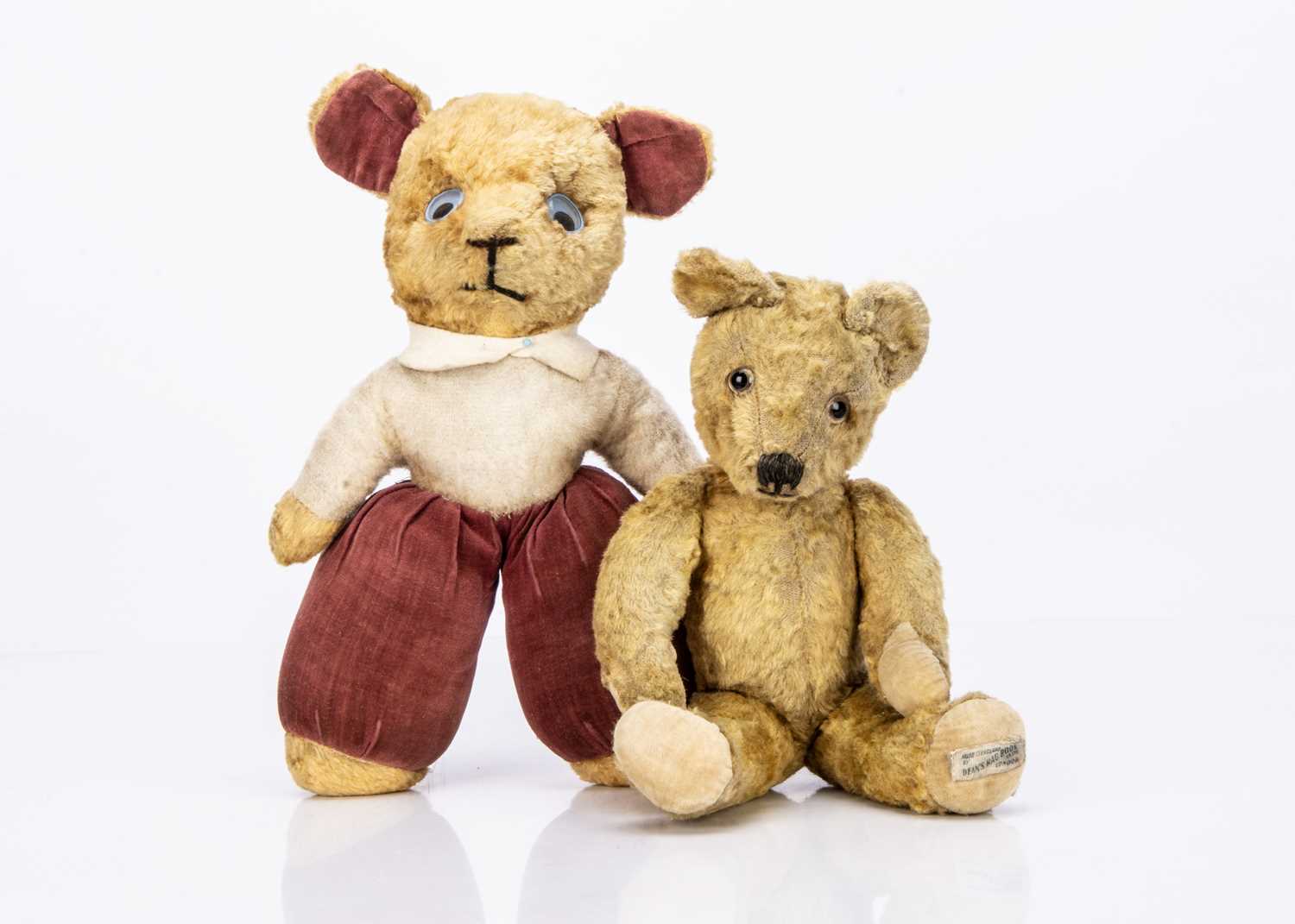 Lot 301 - Two Dean's Rag Book Co. teddy bears,