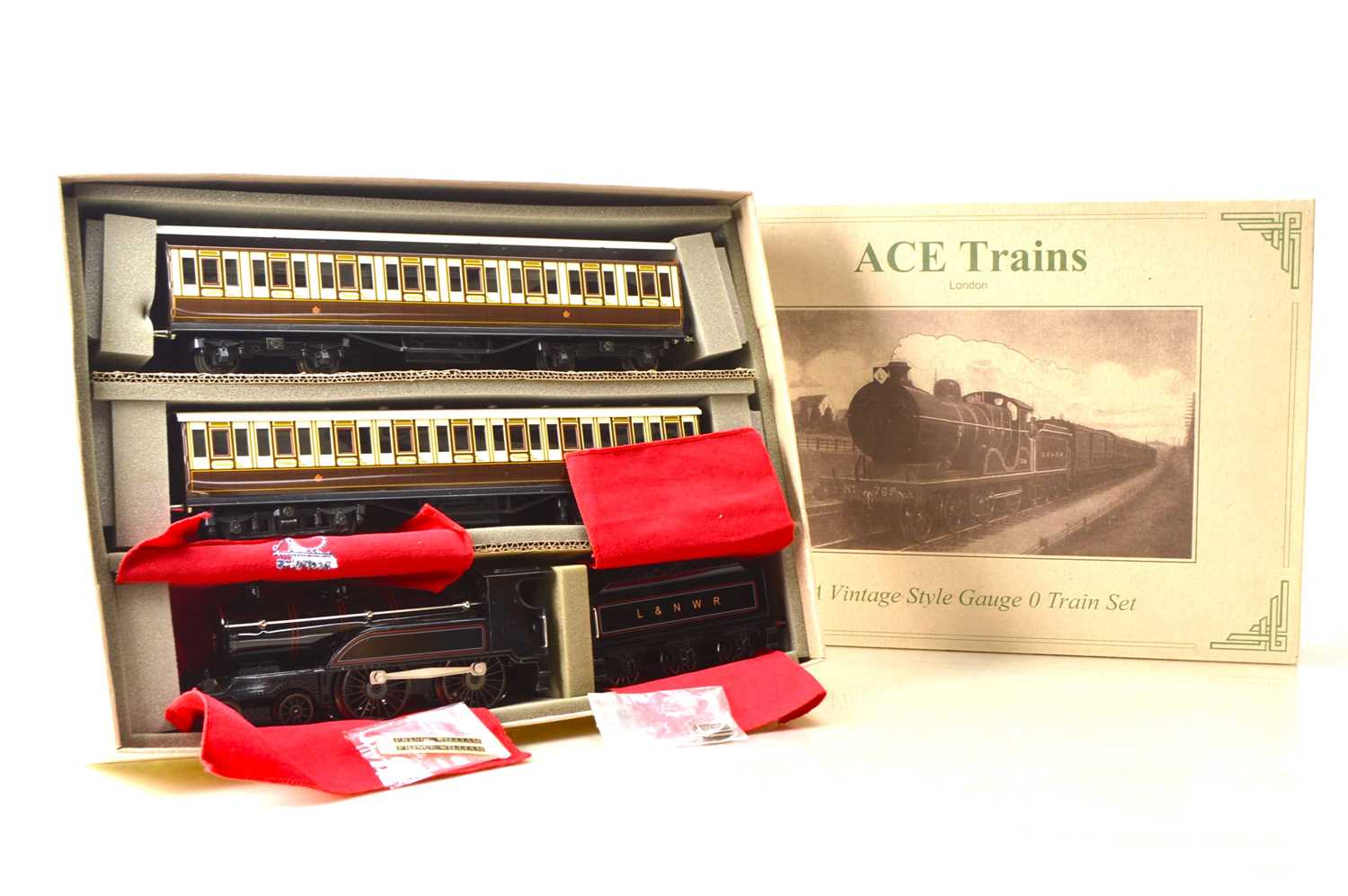 Lot 393 - ACE Trains 0 Gauge L&NWR Train Set,
