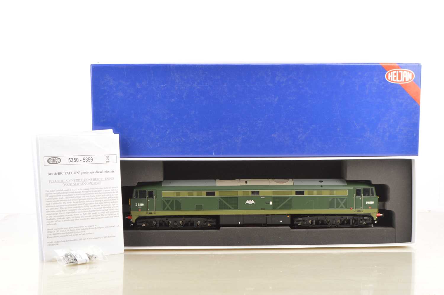 Lot 408 - Heljan 5351 0 Gauge BR two-tone green Brush