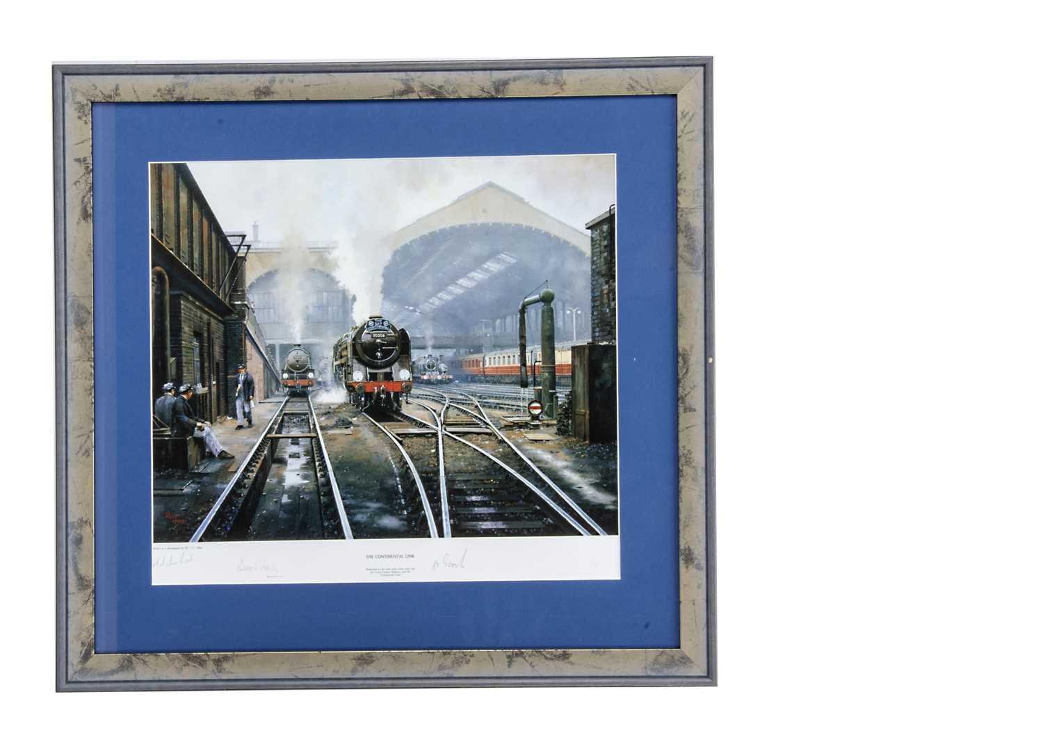 Lot 555 - Two Malcolm Root Signed Prints of Steam