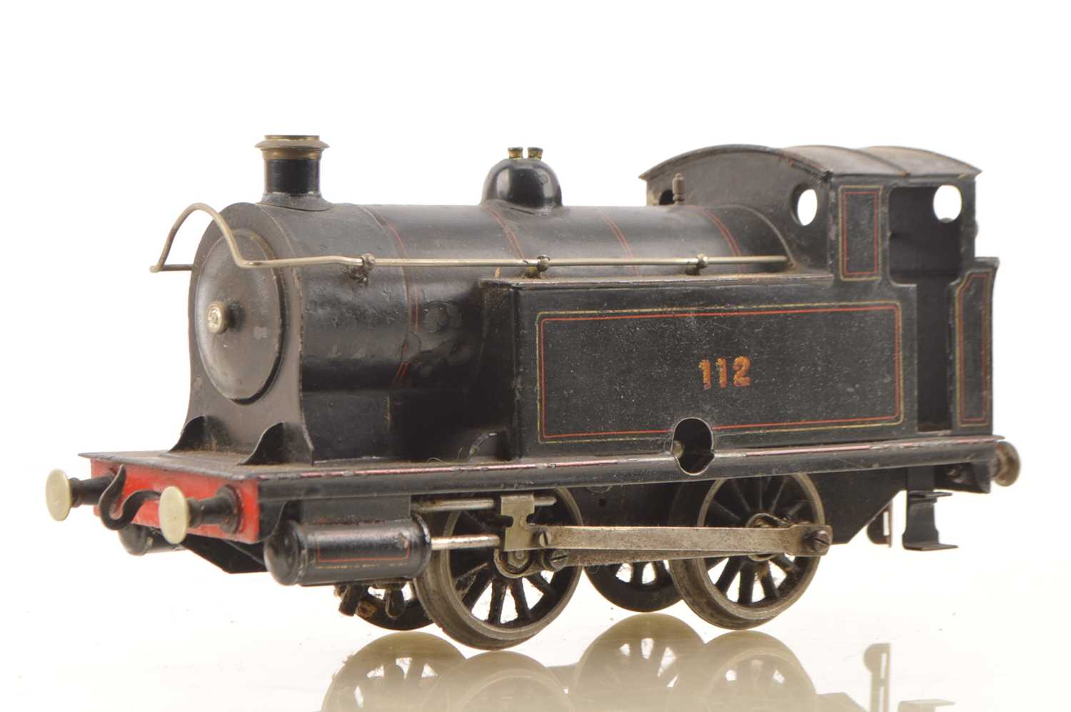 Lot 715 - Bing Gauge 1 0-4-0 Tank Loco LNWR lined