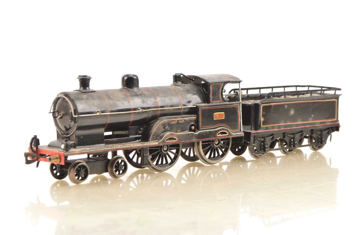 Lot 716 - Bing gauge 1 4-4-0 Loco & Tender LNER lined