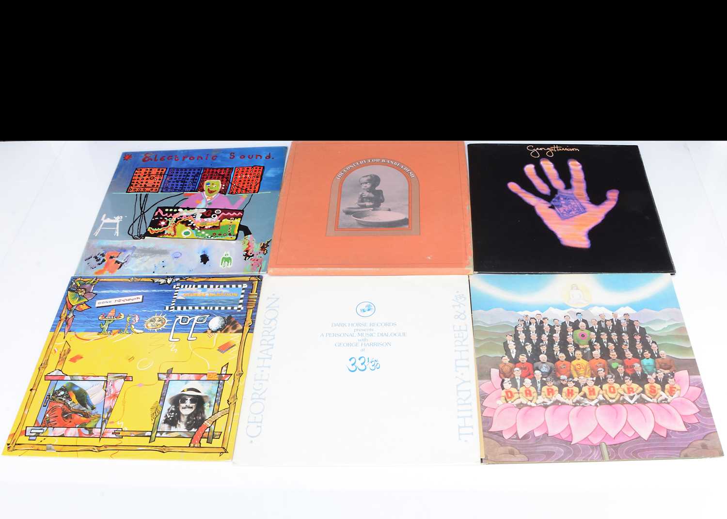 Lot 281 - George Harrison LPs / Box Set,