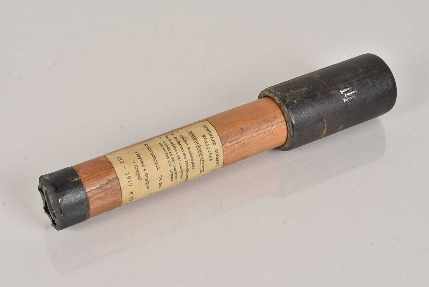 Lot 799 - An inert WWI Austro-Hungarian Rohr Hand