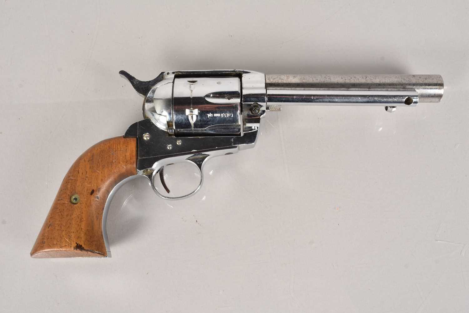 Lot 910 - A German Single Action Blank Firing Revolver,