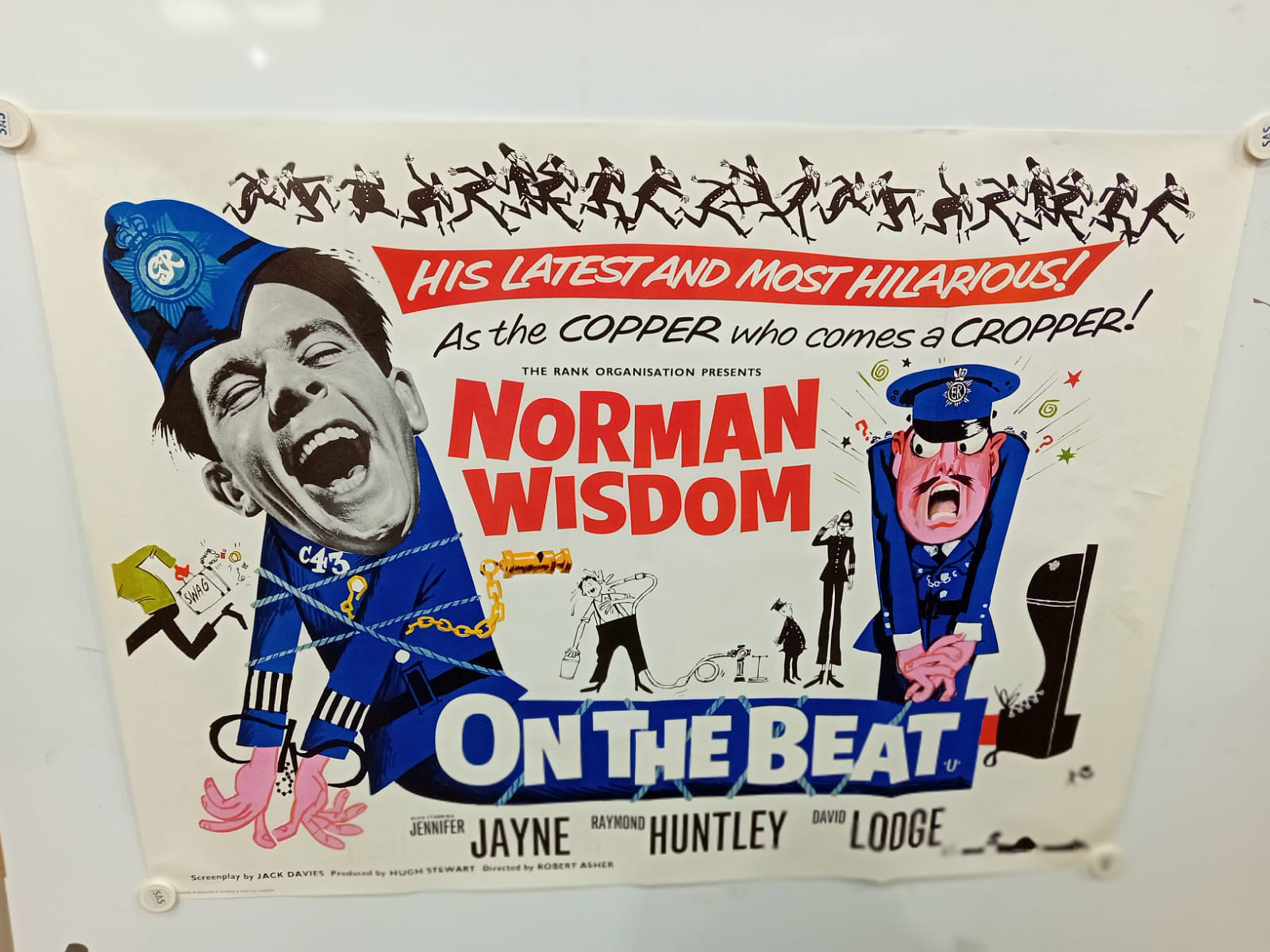 Lot 260 - On The Beat (1962) Quad Posters,