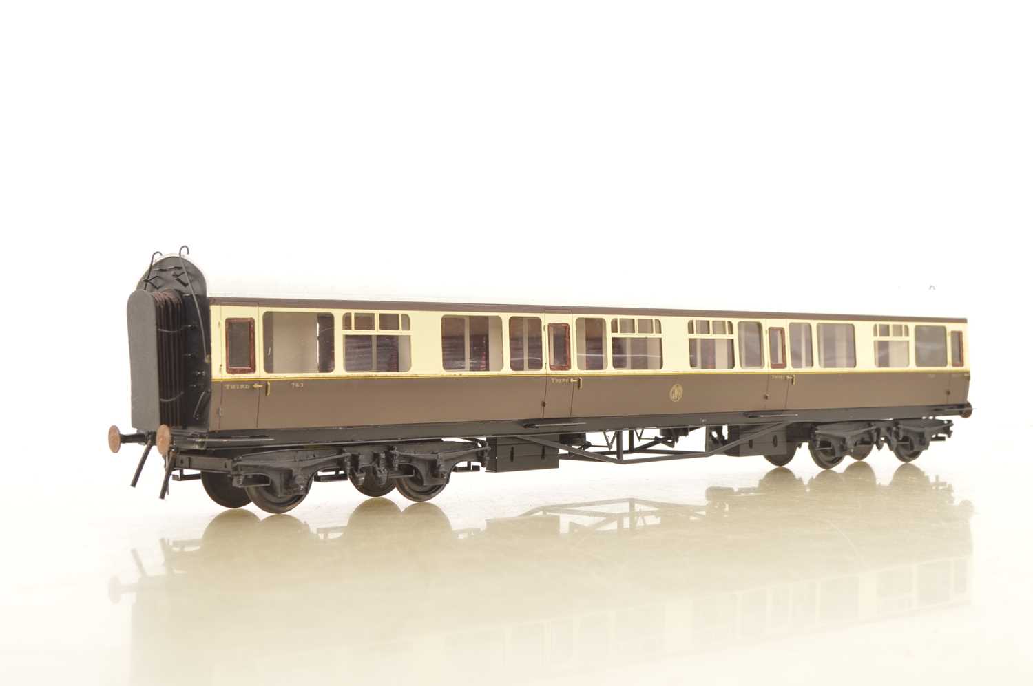 Lot 961 - Kitbuilt 0 Gauge GWR side corridor coach,