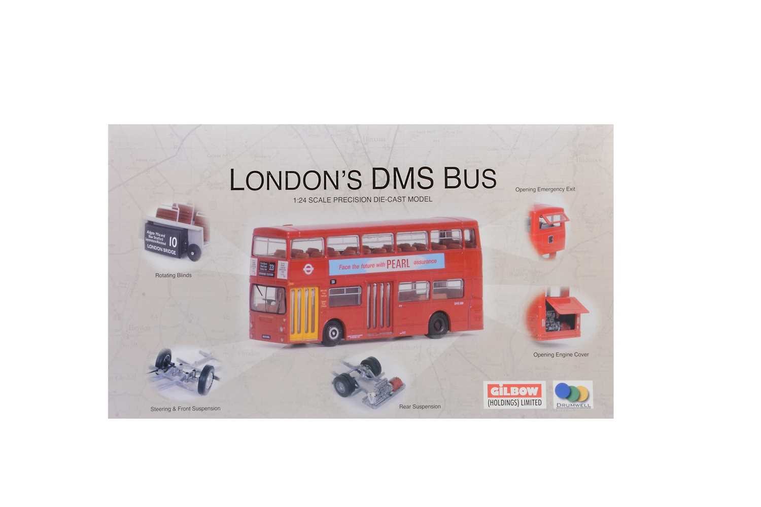 Lot 180 - A Gilbow 1:24 Scale Daimler DMS Bus,