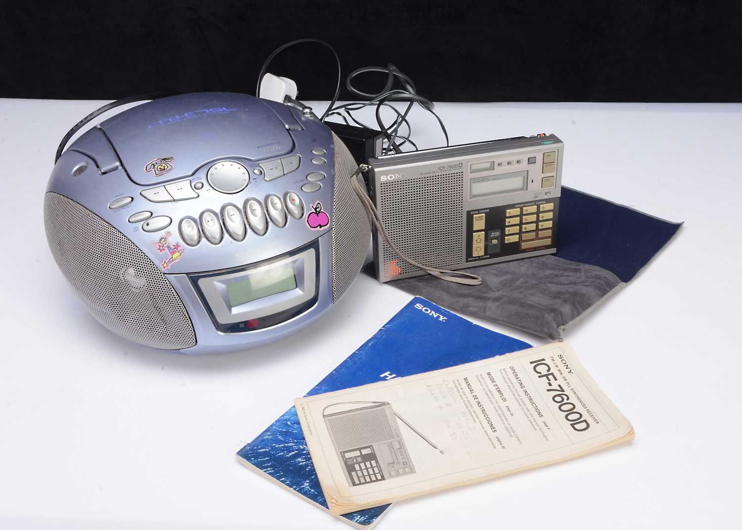 Lot 618 - Sony Receiver and CD Radio Cassette-Corder,