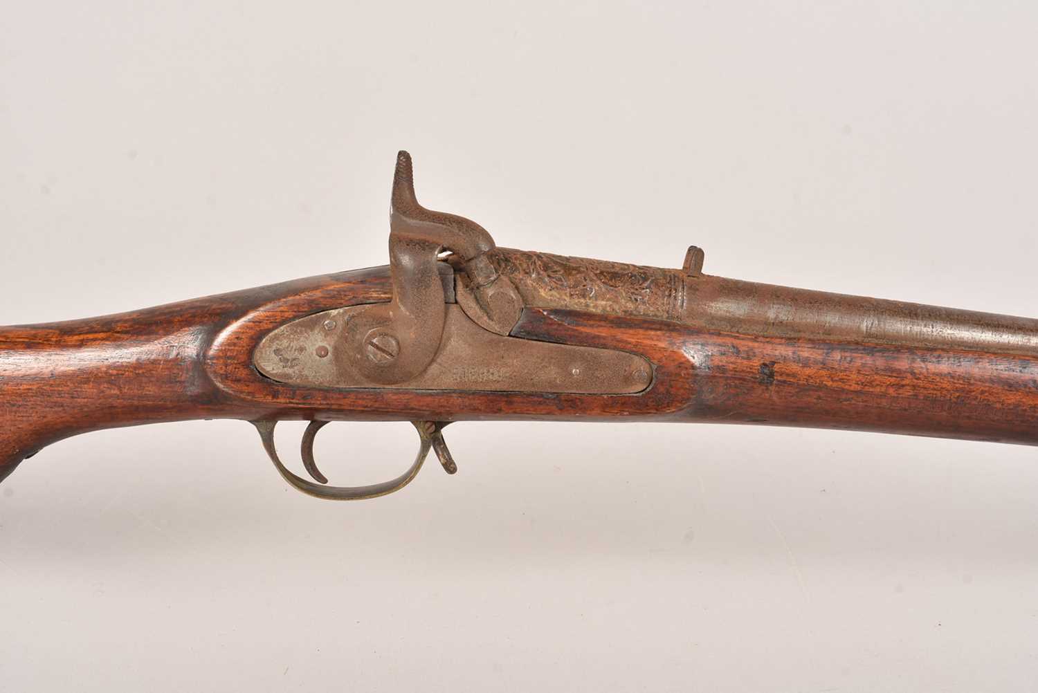 Lot 607 - A Continental Percussion Cap Musket,