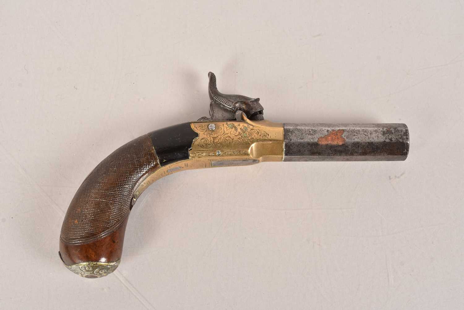 Lot 617 - A Single Shot Percussion cap pistol by